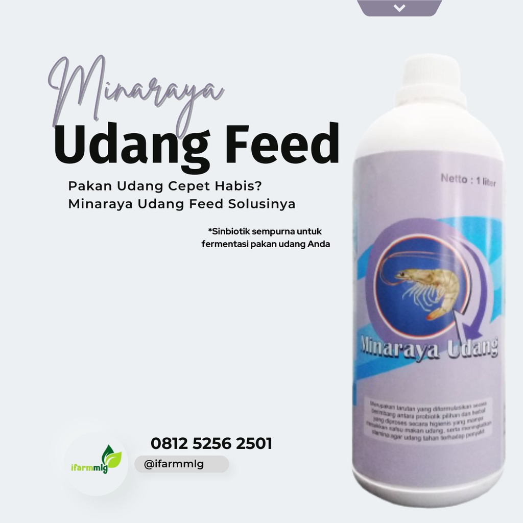 Jual Minaraya Udang Feed 1 L – Probiotik Udang – Probiotik Udang Hasil ...