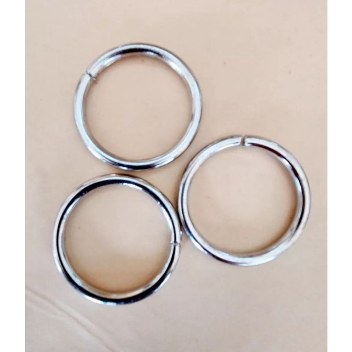 Jual RING O RING BULAT 3 CM NIKEL TEBAL RING O ring tas ring dompet ...