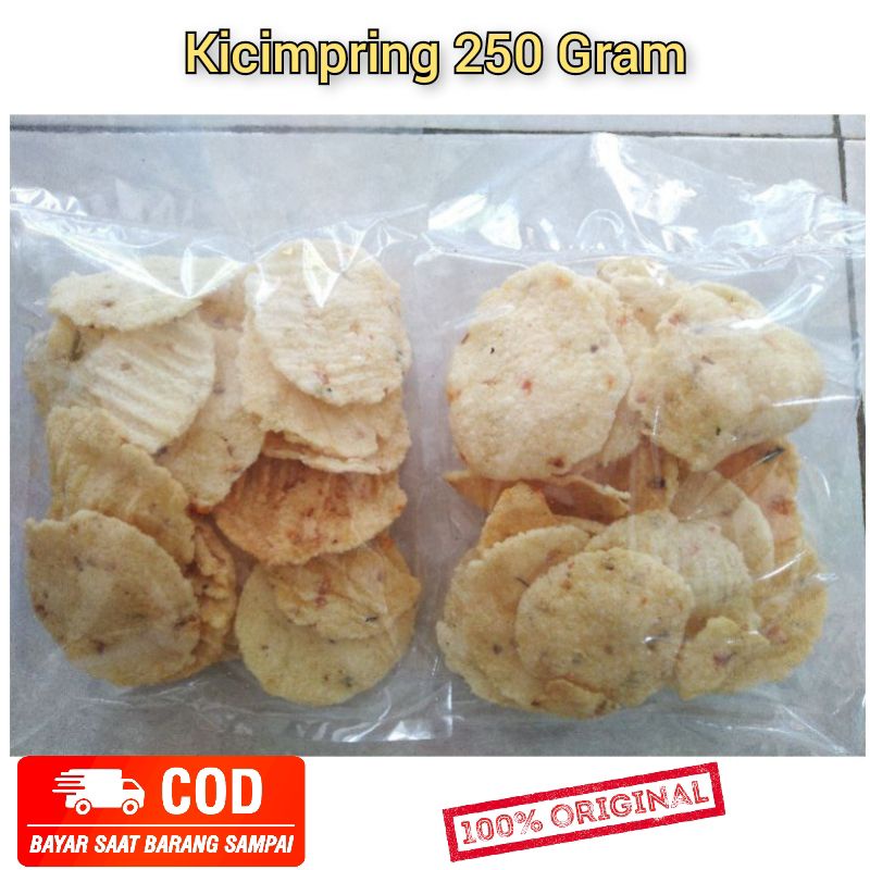 Jual [250 Gram] Kicimpring - Kecimpring - Cemilan - Snack - Opak - Enye ...