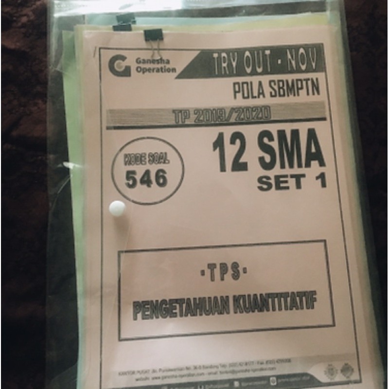 Jual soal try out bimbel GO TPS | Shopee Indonesia