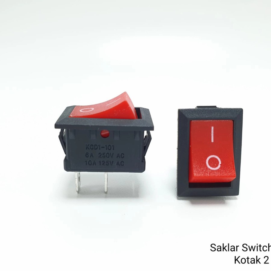 Jual Saklar Switch Mini / kecil 2 Pin On Off MERAH | Shopee Indonesia