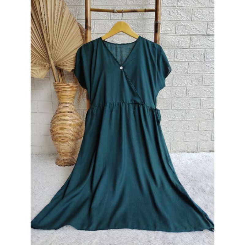 Jual DASTER KIMONO POLOS PENDEK BUSUI RAYON PREMIUM LD 120 CM | Shopee ...