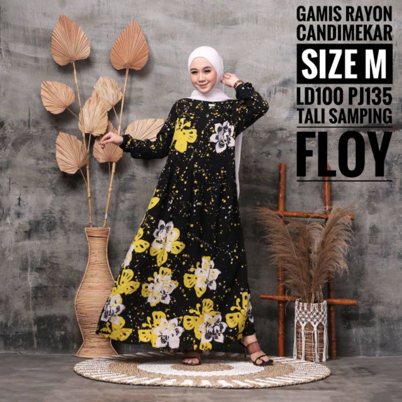 Jual GAMIS RAYON CAP CANDIMEKAR BUNGA MAWAR .DASTER ARAB ZAHIRA DASTER ...