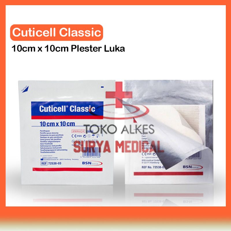 Jual Cuticell Classic 10cm x 10cm Plester Luka | Shopee Indonesia