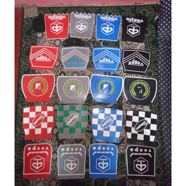 Jual Karet/kepet/cepet air vespa banyak motif dan variasi warna ...