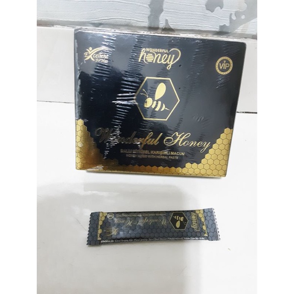 Jual VIP Wonderful honey sachet excellent for man Honey mixed with ...