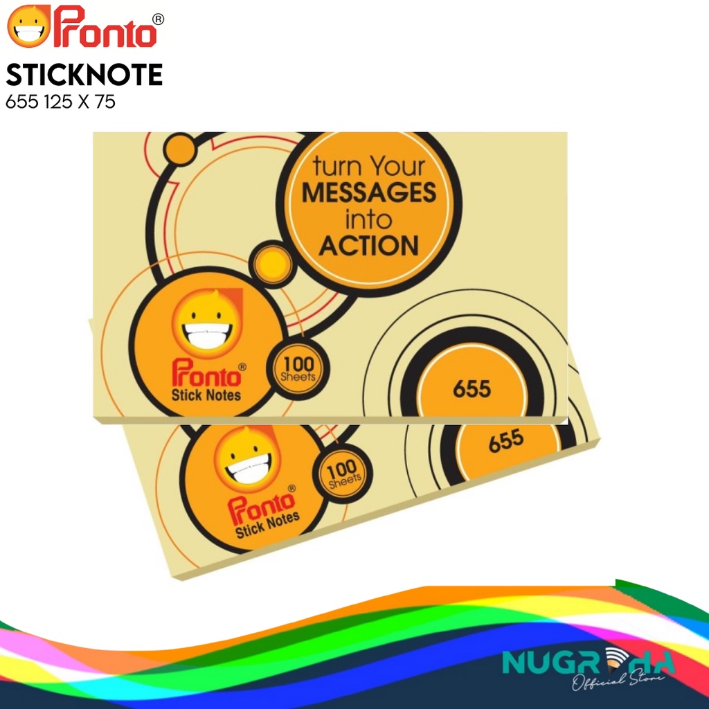 Jual Pronto Sticknotes Standard Yellow (75 X 125 mm) | Shopee Indonesia