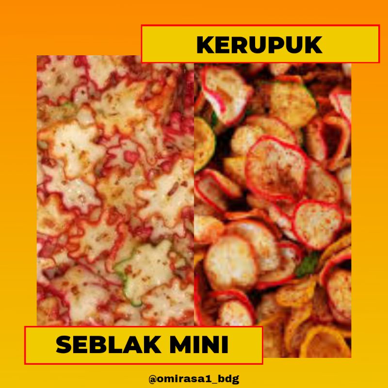 Jual Kerupuk Seblak Mini 500gr | Shopee Indonesia