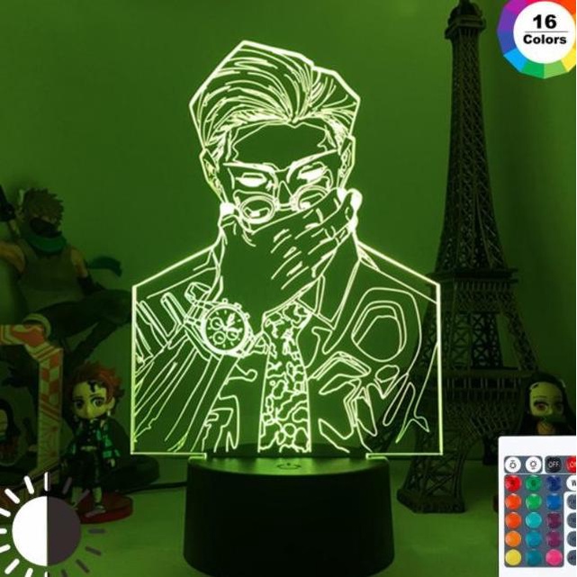 Jual Lampu Tidur Led Akrilik Motif Anime Jujutsu Kaisen Nanami Kento ...