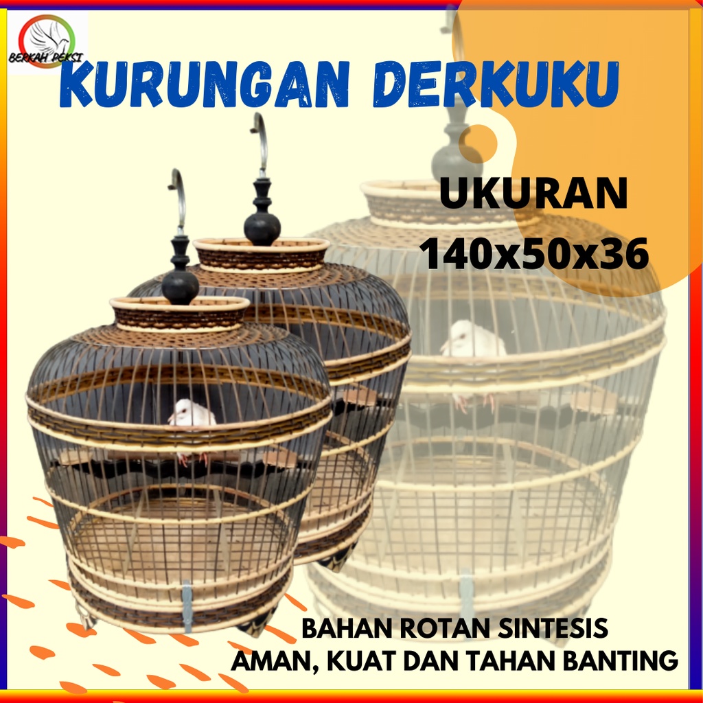 Jual SANGKAR BURUNG PERKUTUT DERKUKU PUTER KURUNGAN BURUNG KANDANG ...