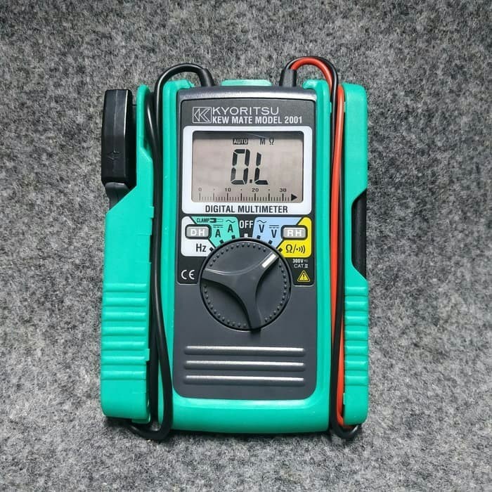 Jual Multimeter Digital + AC DC Mini Clamp Meter Sensor Kyoritsu KEW ...