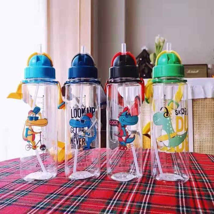 Jual botol minuman import tempat minuman anak sedotan sedot pipet 115 ...