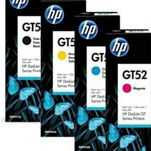 Jual Tinta Hp GT51 Black & GT52 Color, Tinta Hp GT51 & GT52 Original ...