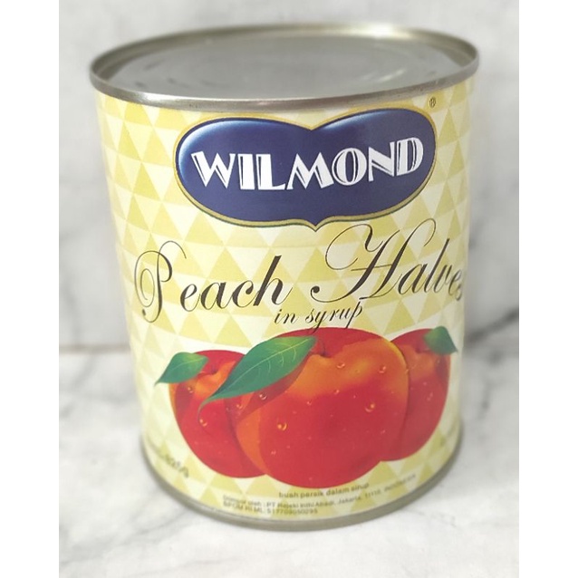 Jual Wilmond Peach Halves in Syrup Canned Peach Kaleng 825gr | Shopee ...