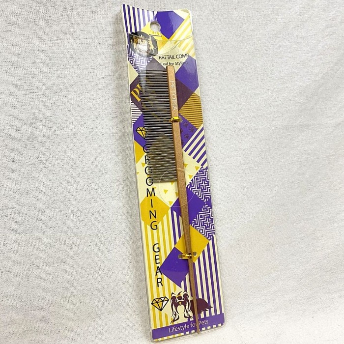 Jual SISIR PET STYLING TOPINDO COMB610 RATTAIL COMB 18.5CM | Shopee ...
