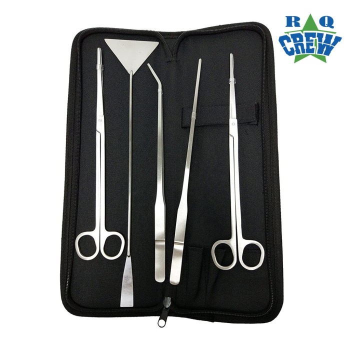 Jual PROMO 5 in 1 Aquascape Tools Maintenance Gunting pinset scraper ...