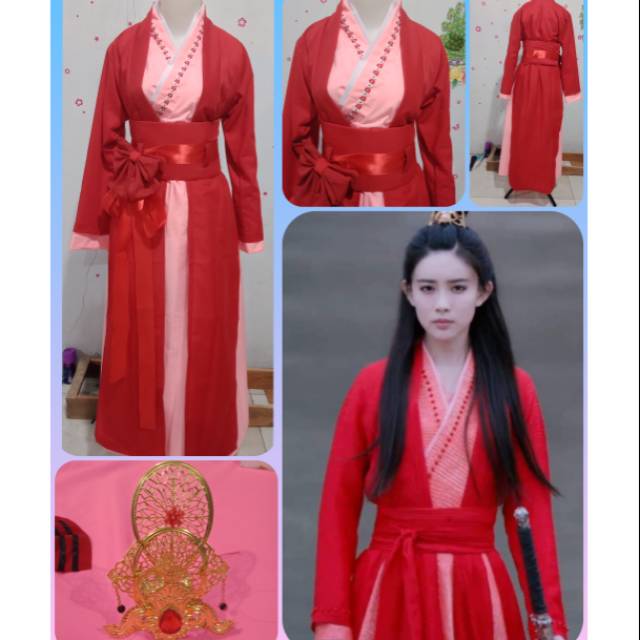 Jual Wen Qing The Untamed Cosplay Costume/Hanfu/Chen qi Ling ...