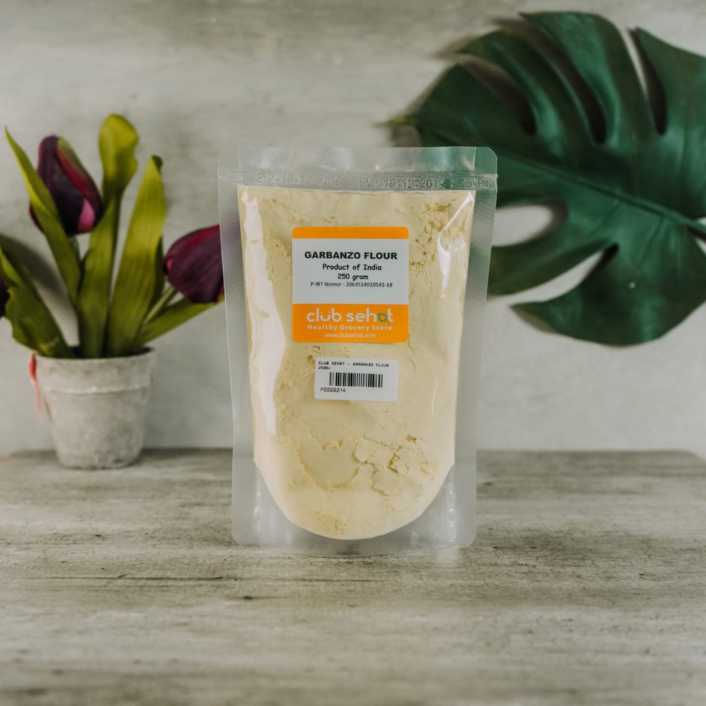 Jual Club Sehat - Garbanzo Flour 250gr Tepung Kacang Arab Chickpea ...