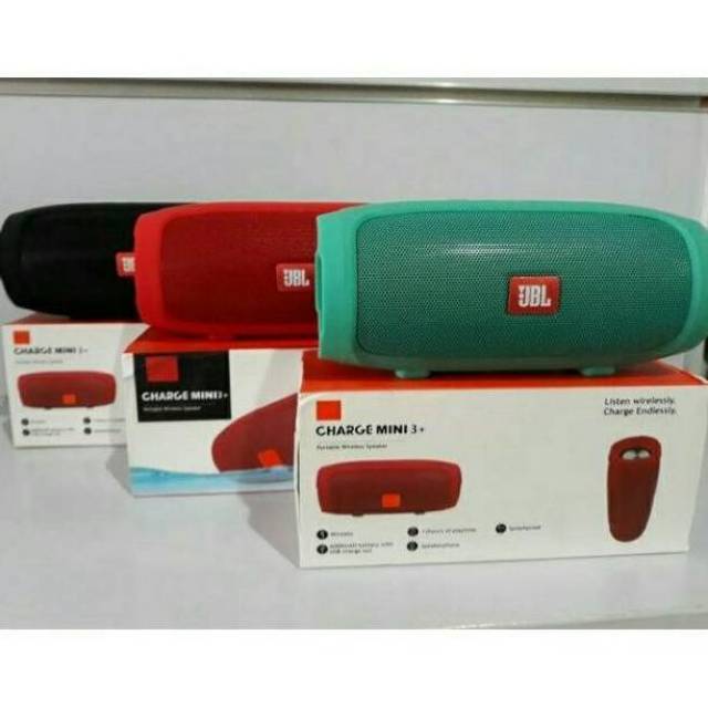 Jual SPEAKER CHARGE MINI 3+ Splashproof Portable Wireless Bluetooth ...
