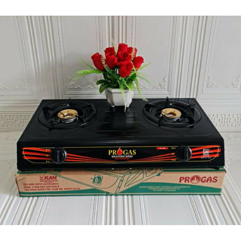 Jual Kompor Gas Progas 2 Tungku Progas SNI | Shopee Indonesia