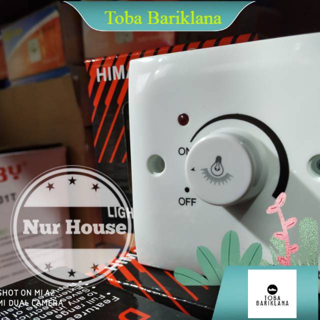 Jual saklar dimer dimmer switch himawari /fukuta 500 watt pengatur ...