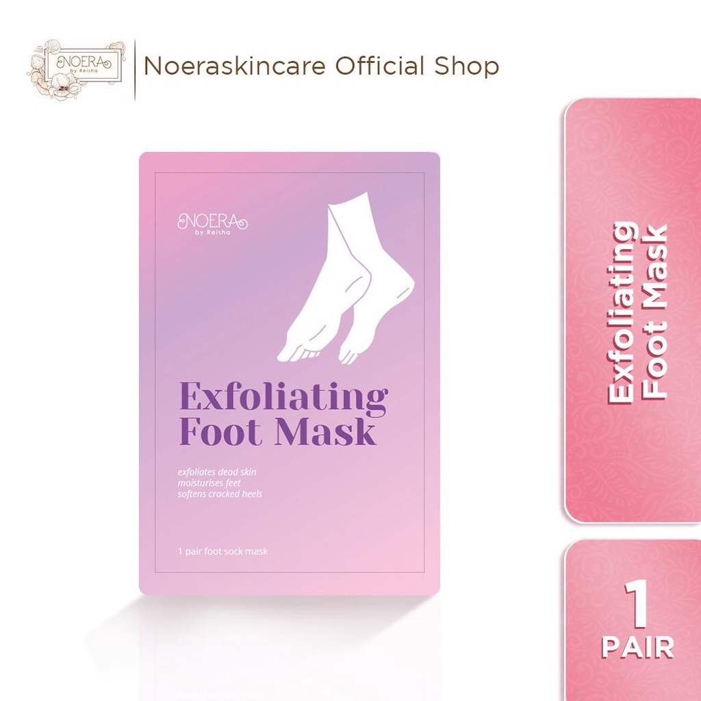 Jual NOERA EXFOLIATING FOOT MASK / LANBENA FOOT MASK Masker kaki ...