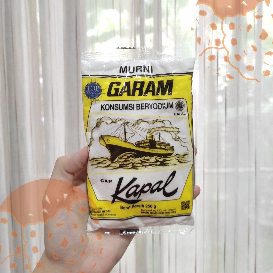 Jual Garam Kapal 250 gr / Garam Cap Kapal 250gr / Garam 1/4 kg | Shopee ...