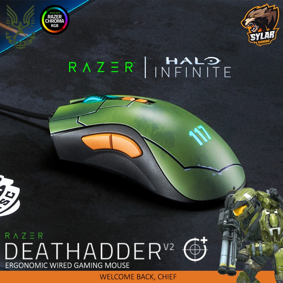 Jual Razer DeathAdder V2 Wired HALO Infinite Edition Gaming Mouse ...