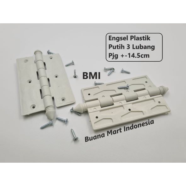 Jual Engsel Plastik PVC Putih Pintu | Engsel Kamar Mandi | Engsel WC ...