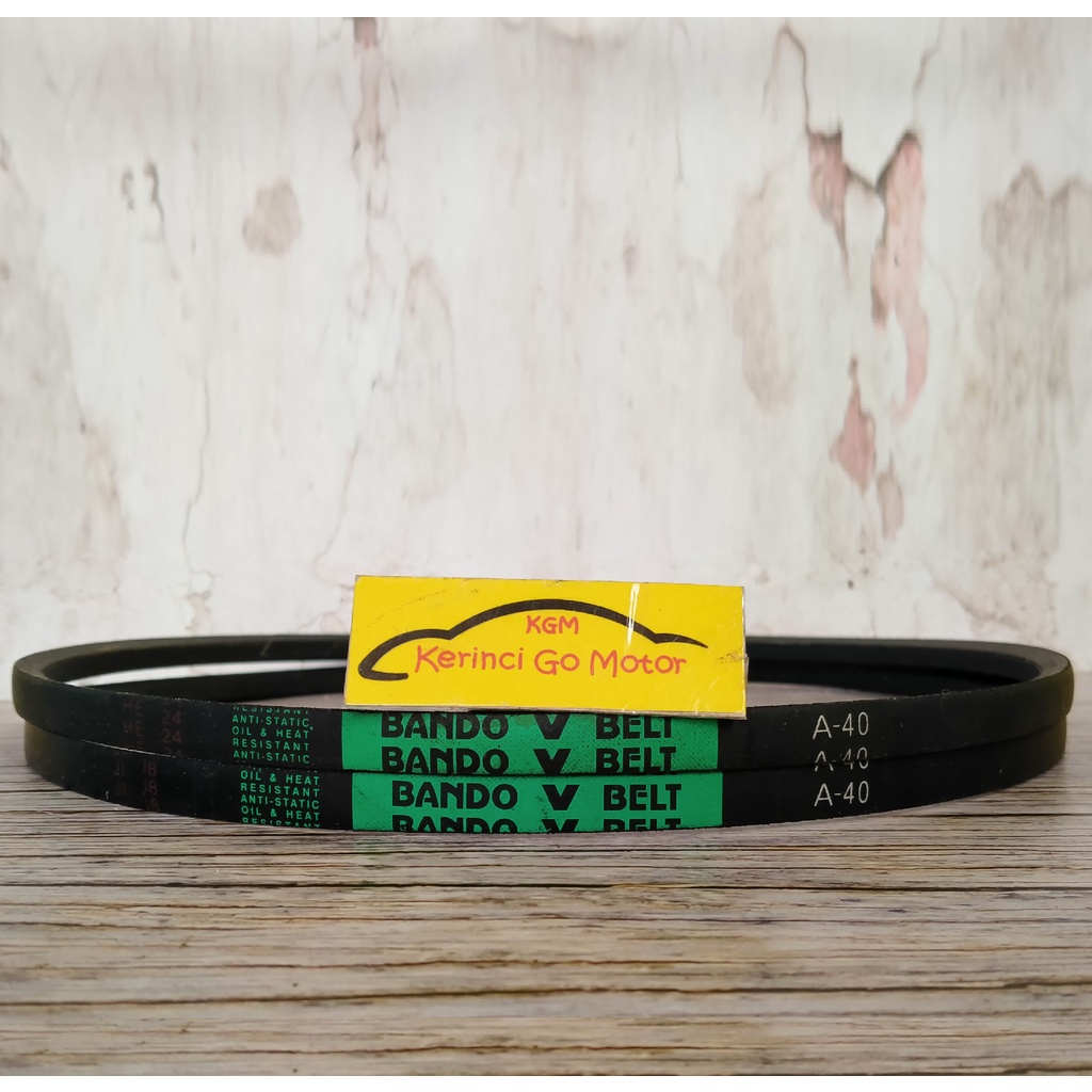 Jual Bando Van Belt A-40 V Belt Tali Kipas A40 Fan Belt Vanbelt Polos | Shopee Indonesia