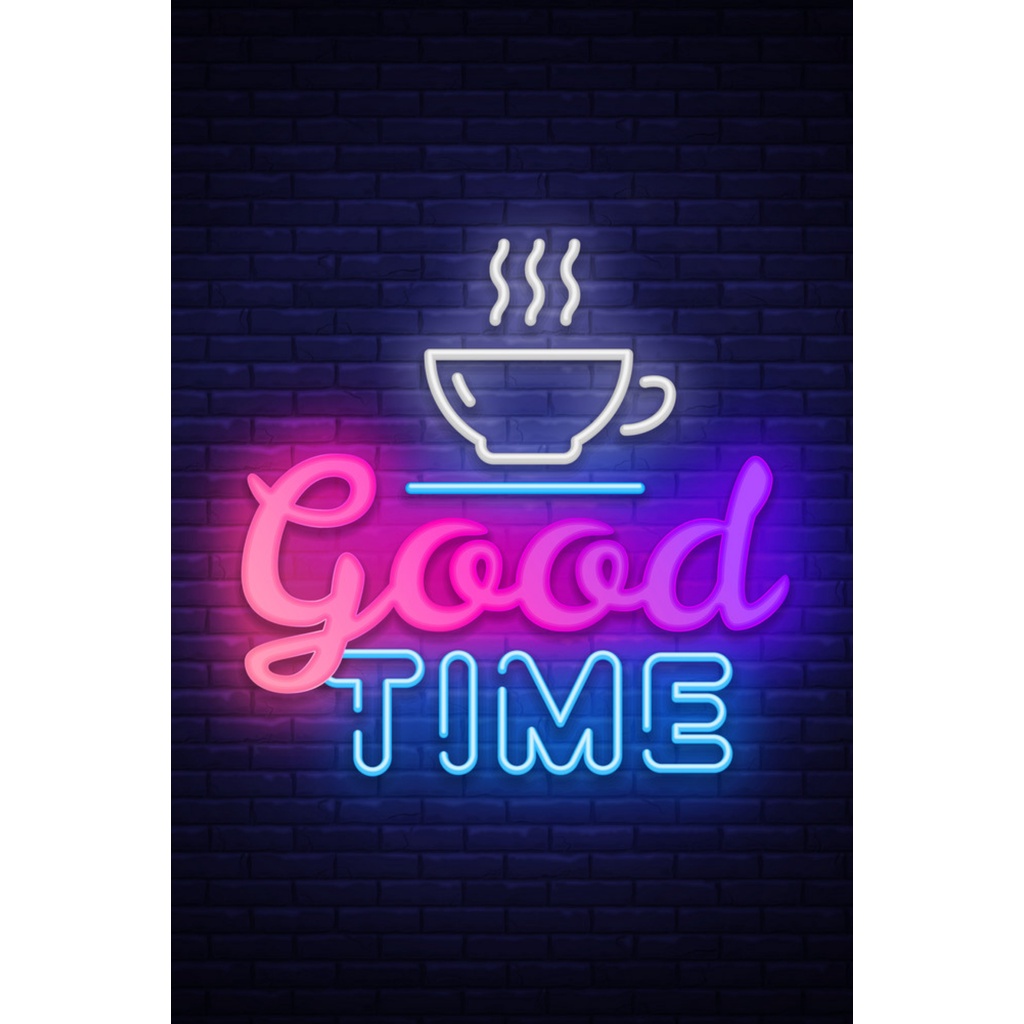 Jual Poster Kayu NEON / pajangan dinding / typography/ WallDecor/Hiasan ...