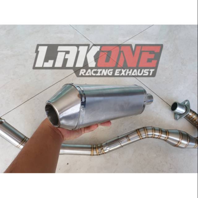 Jual KNALPOT RACING OVAL TRAIL BASIC MESIN TIGER MEGAPRO SCORPIO MODIF ...