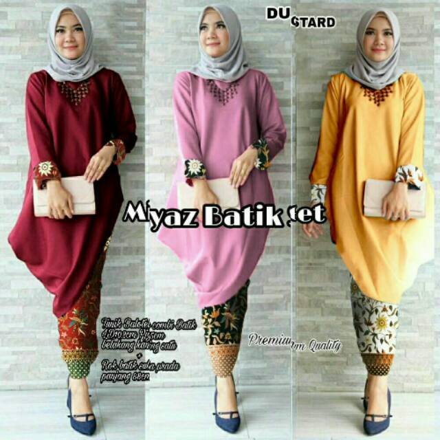 Jual Set Miyaz maroon , dusty , mustard | Shopee Indonesia