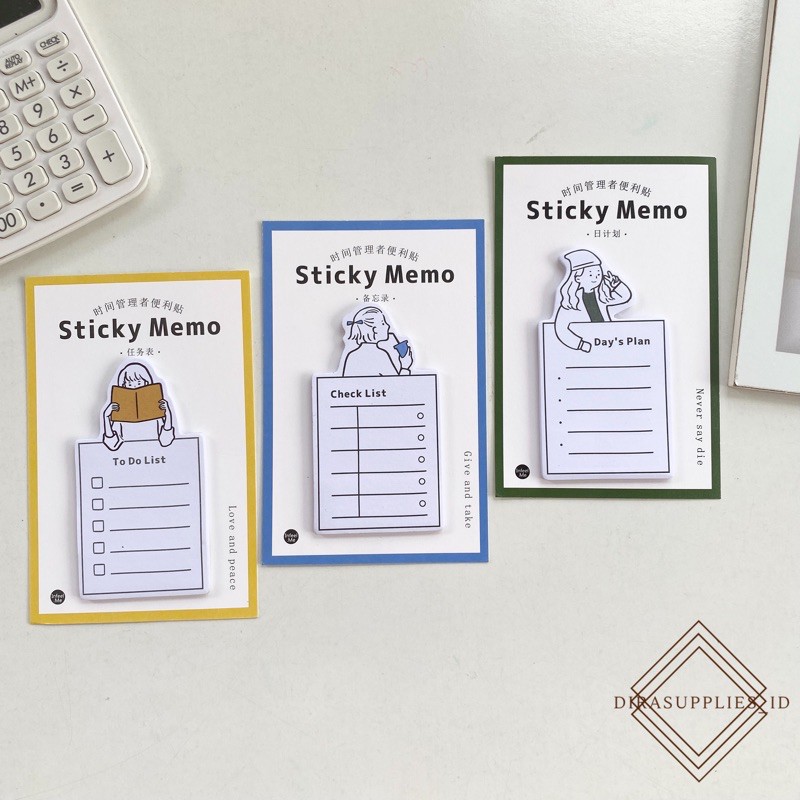 Jual Sticky Notes To Do List | Check List | Memo Post it |Agenda ...