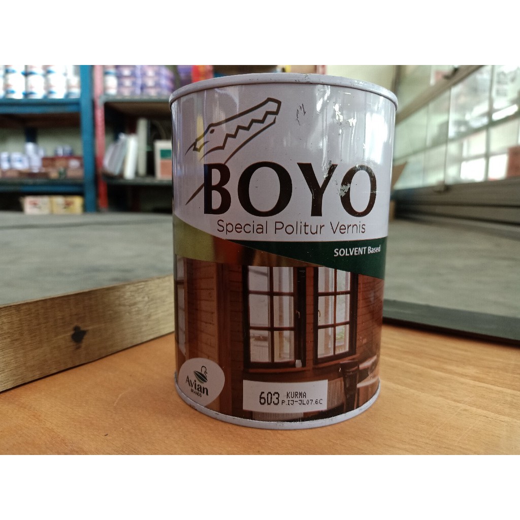 Jual Boyo Politur Vernis/ Warna 1liter/ Plitur kayu Avian Brand ...