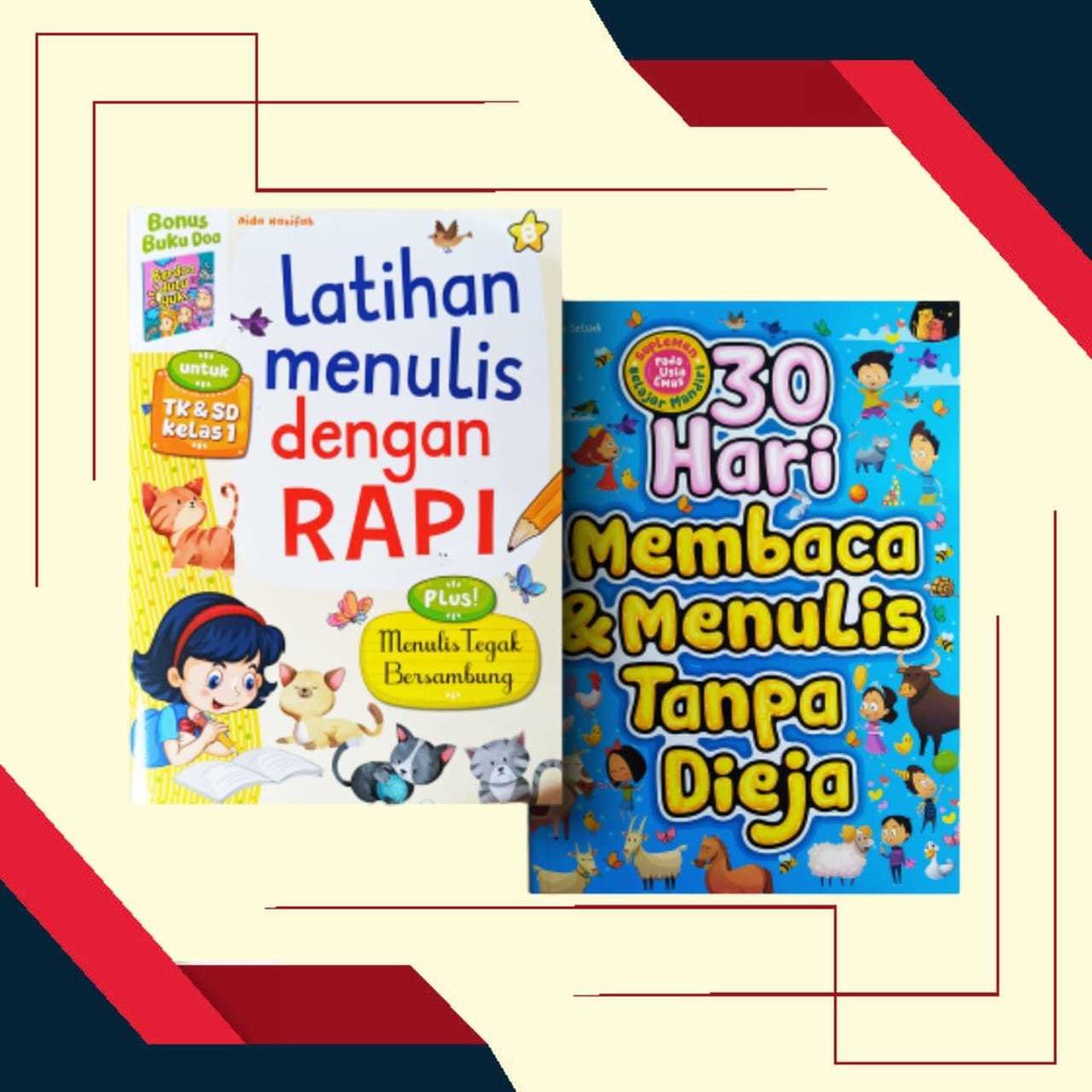 Jual BUKU BELAJAR MENULIS ANAK TK DAN PAUD : LATIHAN MENULIS DENGAN ...