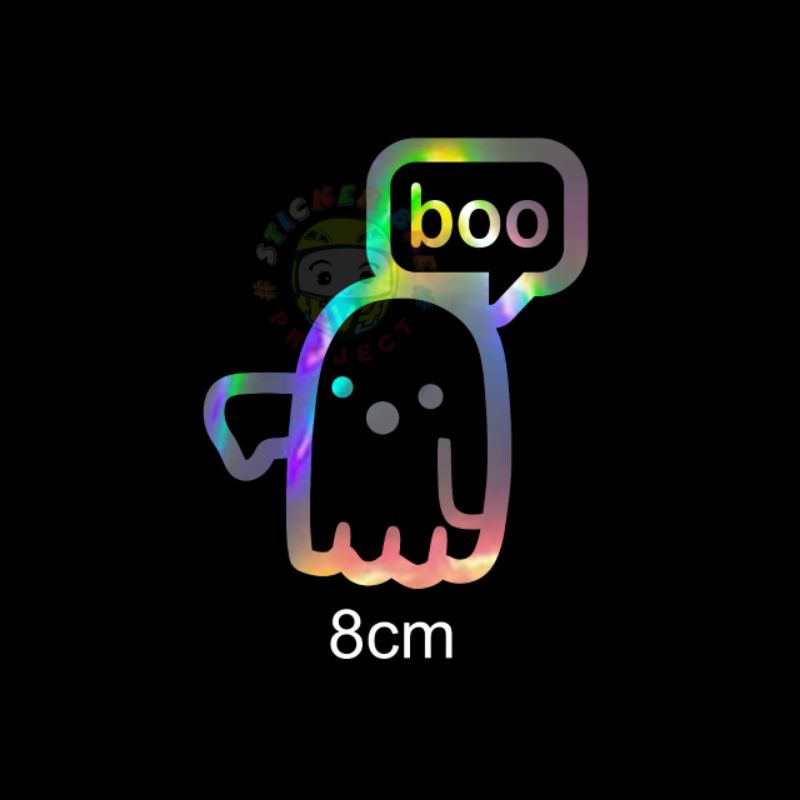 Jual Stiker emot hantu boo cuting sticker variasi dan accesoris motor ...