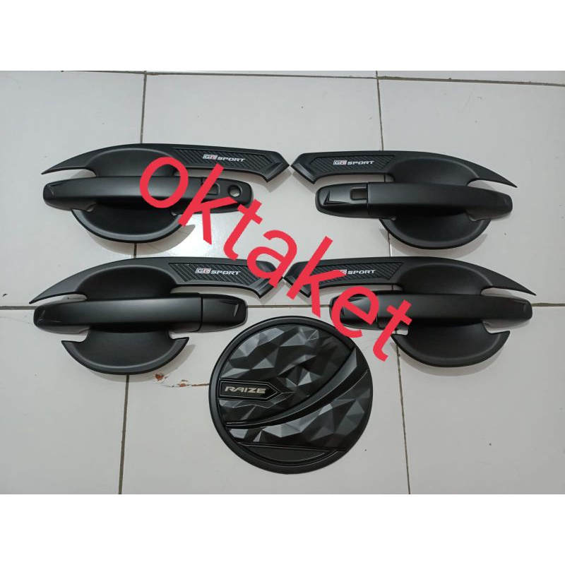 Jual paket outer handle tank cover Raize Rocky 2021 2022 gr Sport hitam ...