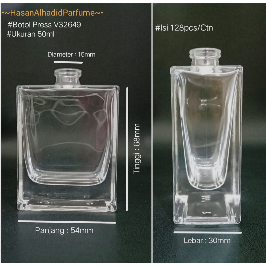 Jual Botol Parfume Hanya Botol V32649 50ml | Shopee Indonesia