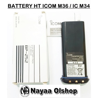 Jual BATERAI HT ICOM IC M36 IC M34 BP 252 BP252 BATRE HT ICOM M36 M34 ...
