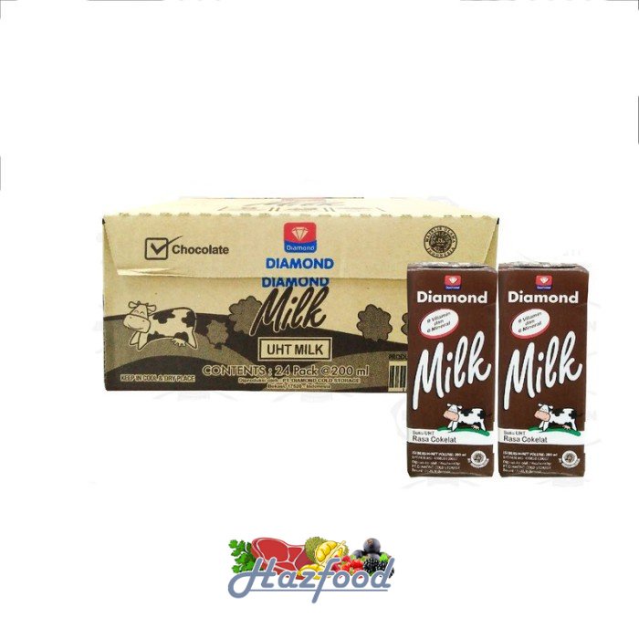 Jual Diamond Milk UHT / Susu UHT 200 ml x 24 Pcs ( 1 Karton ) | Shopee Indonesia