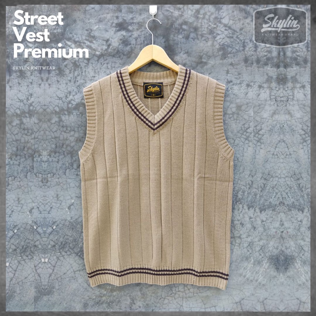 Jual Vest Rajut Premium Pria & Wanita - SKYLIN Knitwear | Shopee Indonesia