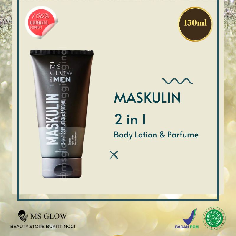 Jual MASKULIN 2in1 BODY LOTION & PARFUME | Shopee Indonesia