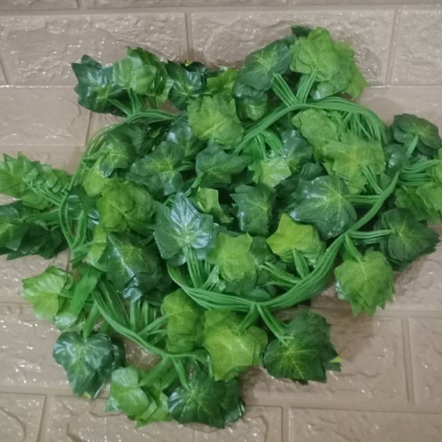 Jual Daun rambat artificial daun ivi pjg 2m daun sulur daun artificial ...