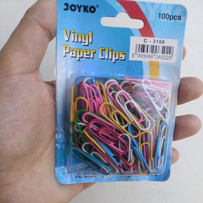 Jual Paper Clip Joyko C-3100 100 Pcs Penjepit Kertas Peper Klip Paper ...