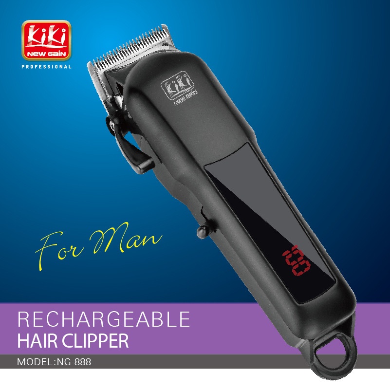 Jual KIKI NEW GAIN NG-888A Deluxe Rechargeable Hair Clipper Set 8W ...