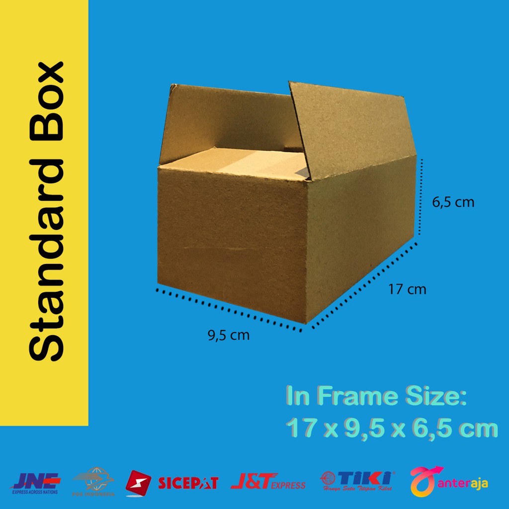 Jual KARDUS KARTON UK 17x9.5x6.5 CM / KOTAK KARTON / KOTAK HP / DUS ...