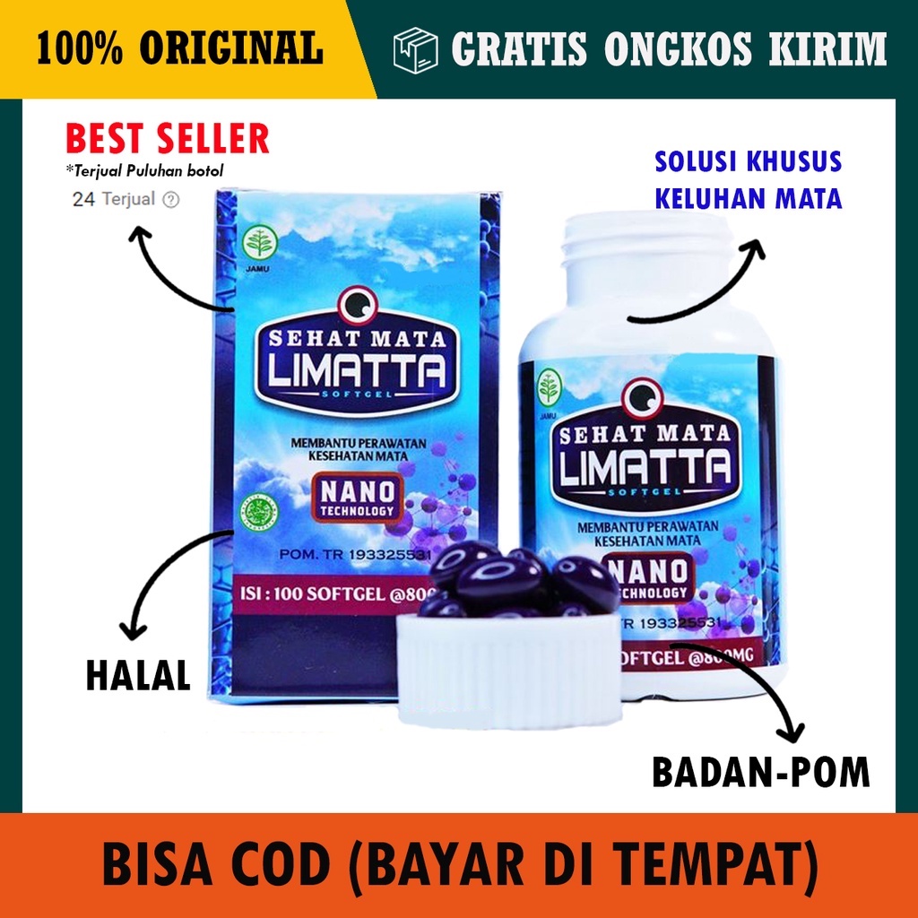 Jual Obat Berbagai Keluhan Mata / Suplemen Kesehata Mata - Limatta ...