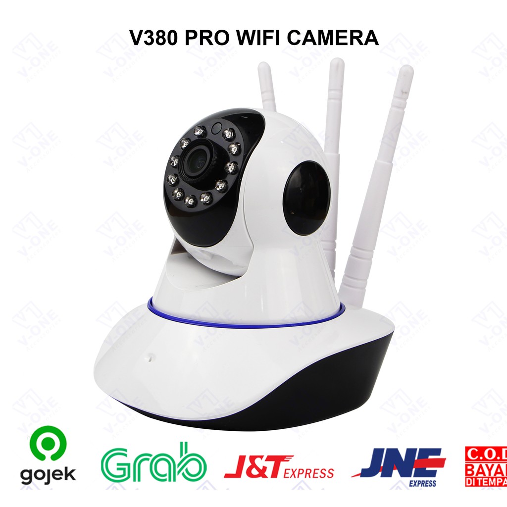 Jual IP Cam Kamera IP CCTV Wireless Wifi antena home security V380 ...
