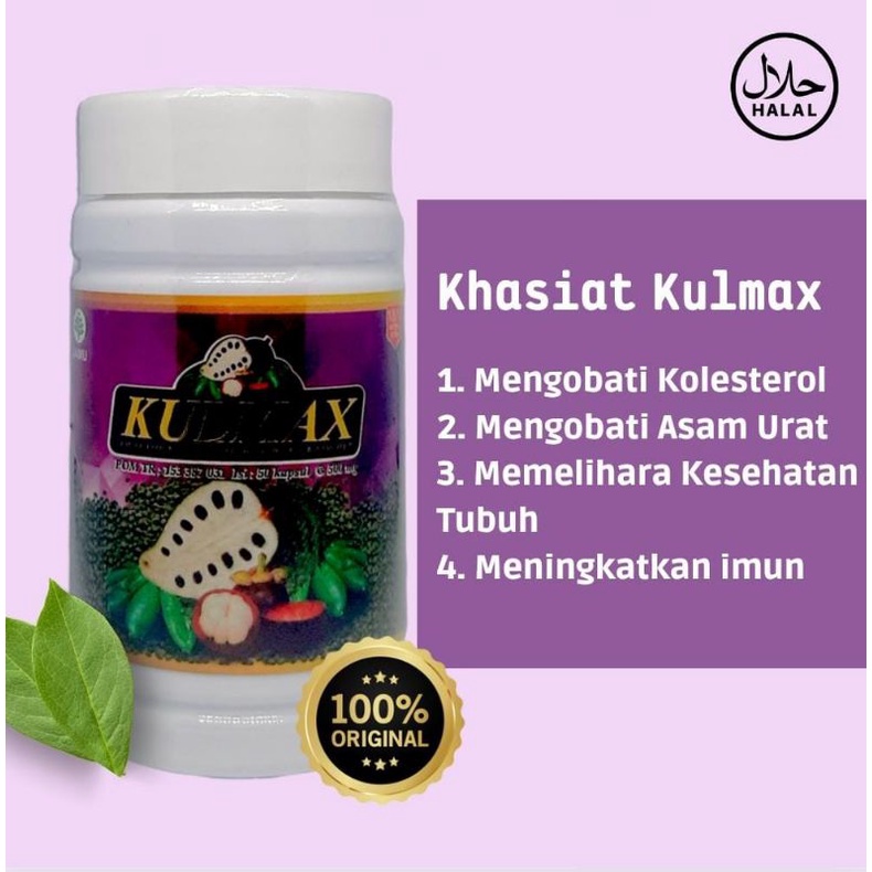 Jual Obat Kolesterol/Asam Urat/Imunitas/Kulmax Herbal 100% original | Shopee Indonesia